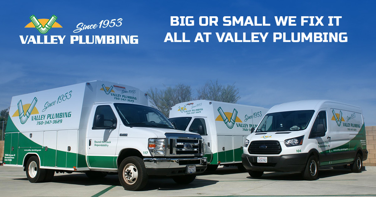 Professional Plumbers in Indio | Valley Plumbing